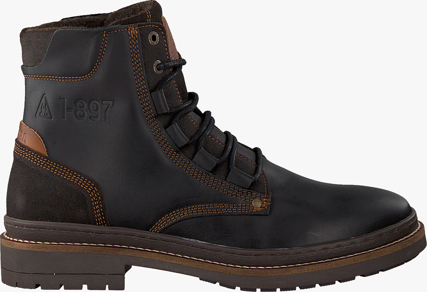 Schwarze GAASTRA Schnürboots TRAVIS HIGH | Omoda