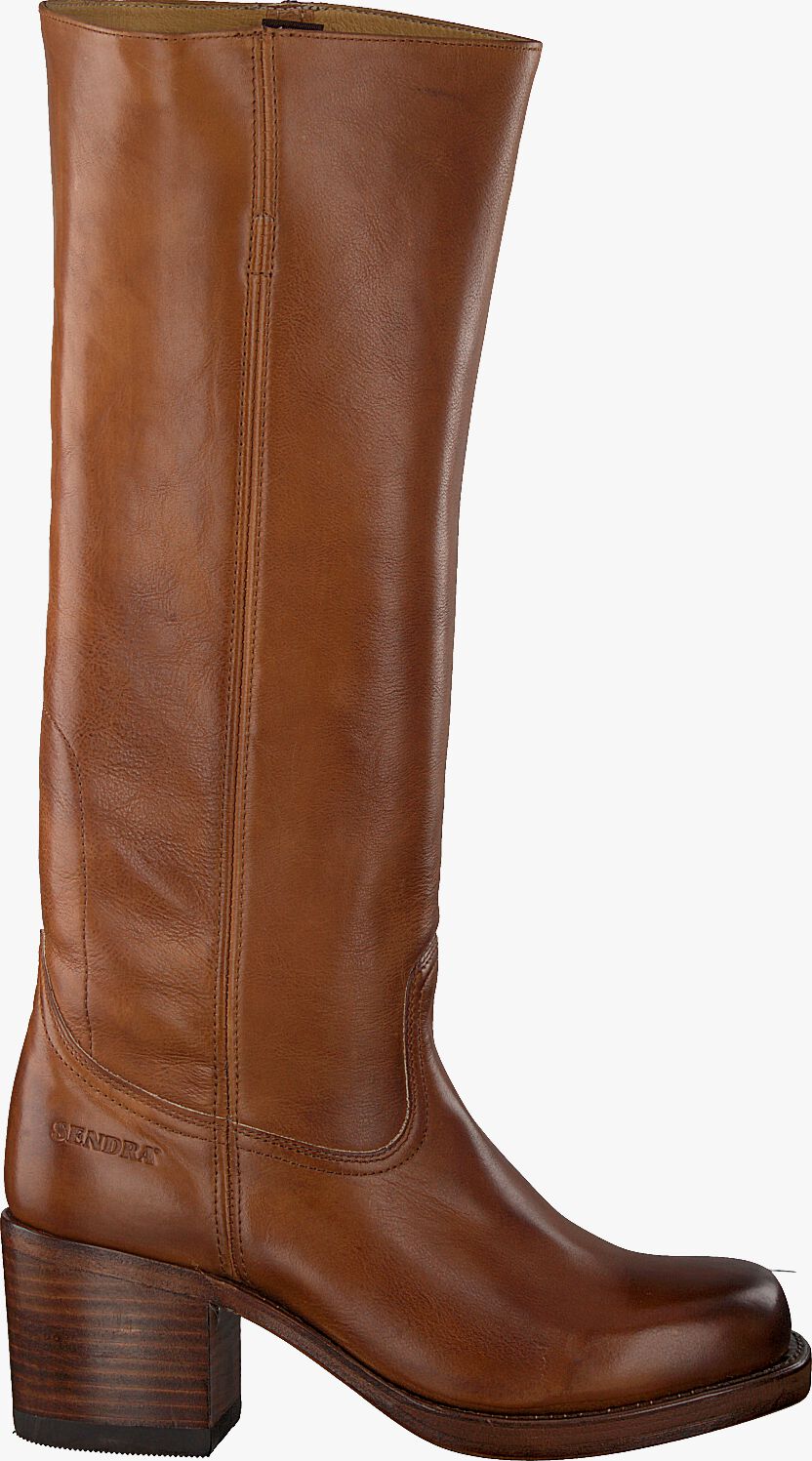 Cognacfarbene SENDRA Hohe Stiefel 12987 | Omoda
