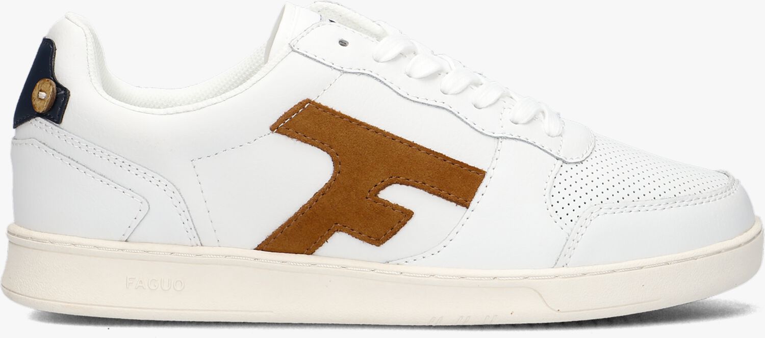 Weiße FAGUO Sneaker Low BASKETS HAZEL | Omoda