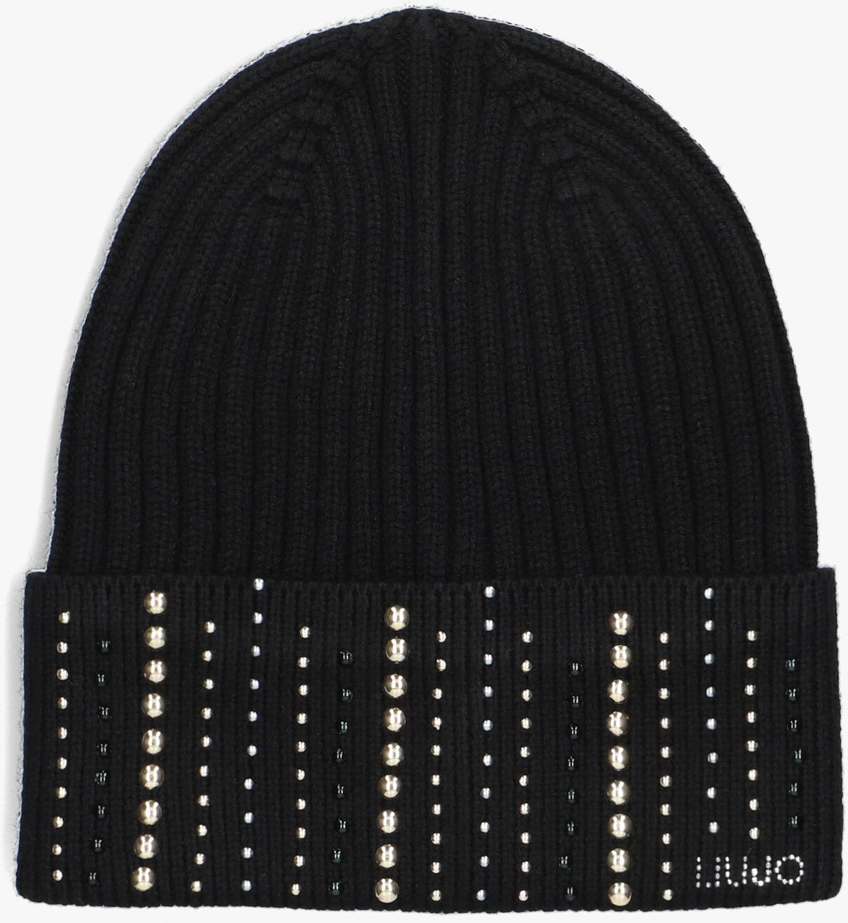 Schwarze LIU JO Hut STUDS HAT | Omoda