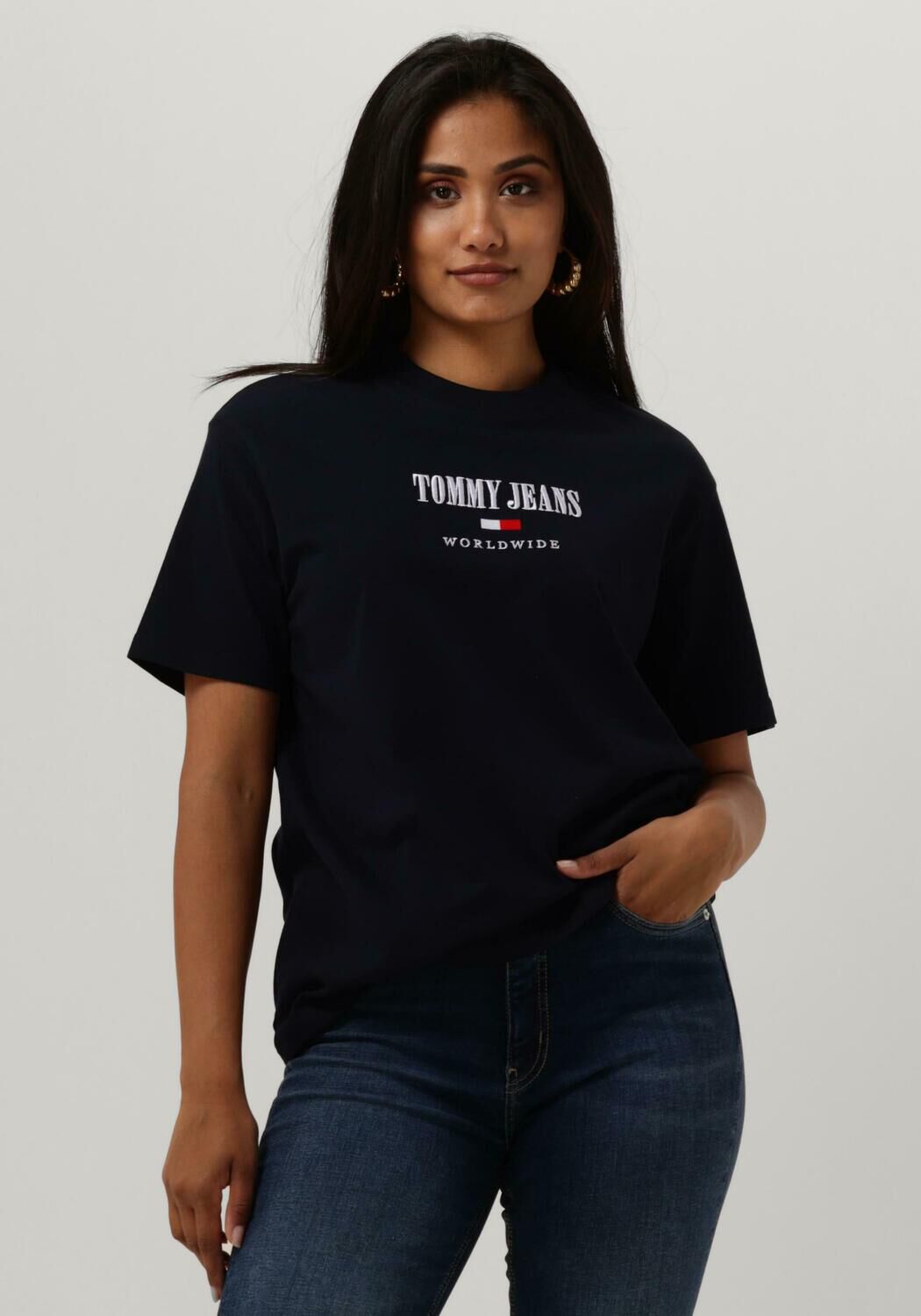 dunkelblau tommy jeans t shirt rlx archive 1 tee