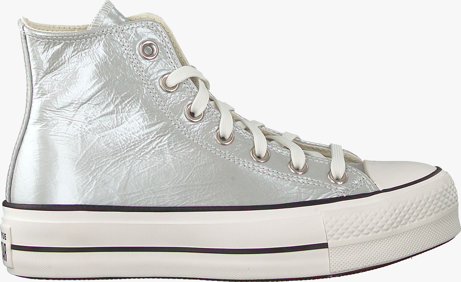 Silberne CONVERSE Sneaker High CHUCK TAYLOR ALL STAR LIFT HI | Omoda