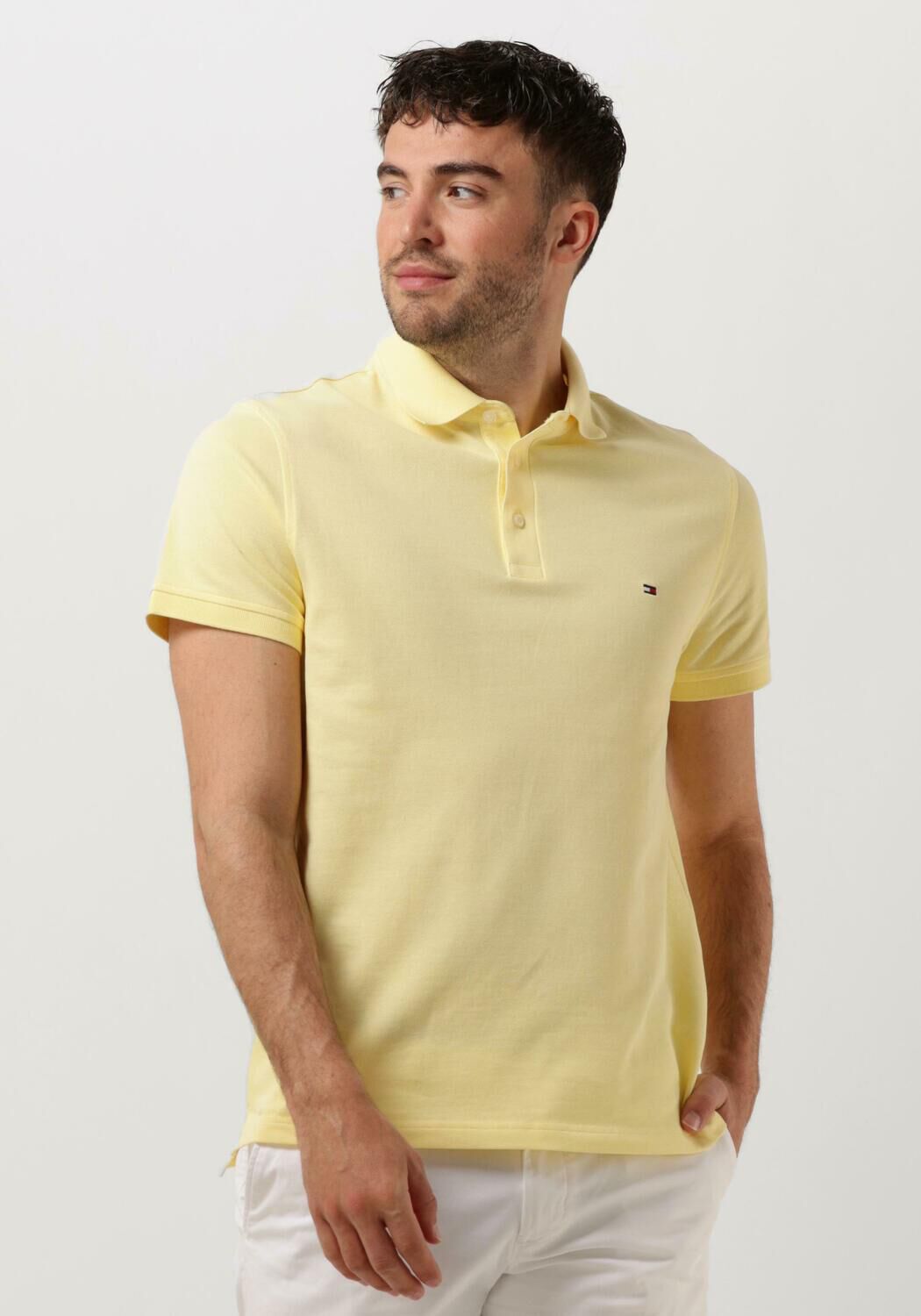 Yellow tommy hilfiger polo store