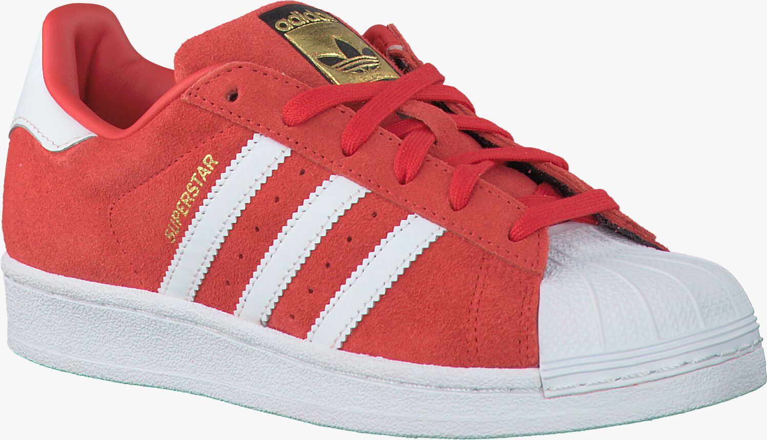 Rote ADIDAS Sneaker Low SUPERSTAR DAMES | Omoda
