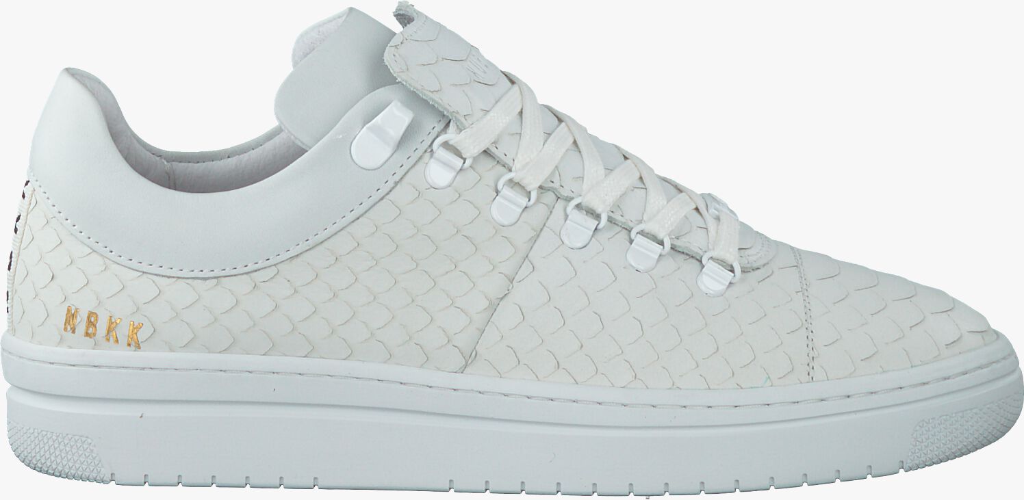 Weiße NUBIKK Sneaker YEYE PYTHON | Omoda