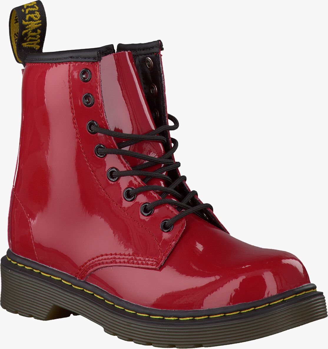 Rote DR MARTENS Ankle Boots DELANEY | Omoda