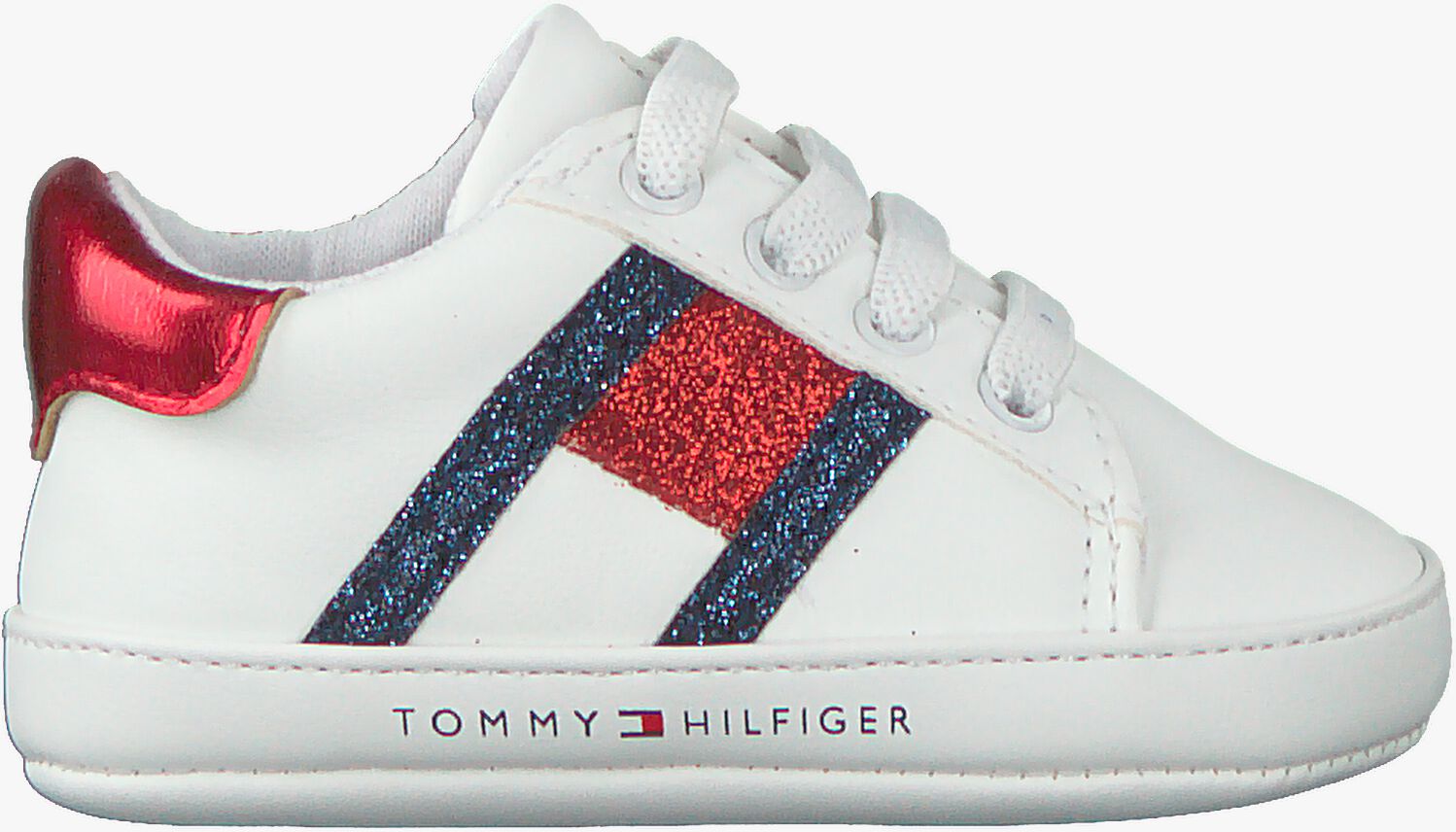 Weiße TOMMY HILFIGER Babyschuhe LACE-UP SHOE | Omoda