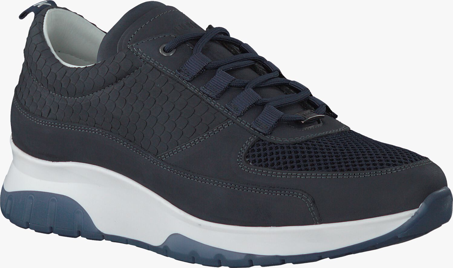 Blaue NUBIKK Sneaker ELLIS RUNNER PYTHON | Omoda