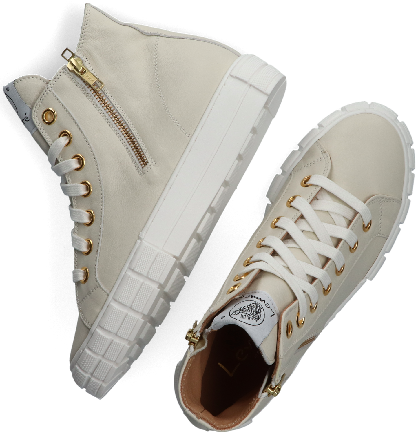 Weiße LEMARÉ Sneaker high 2546 | Omoda