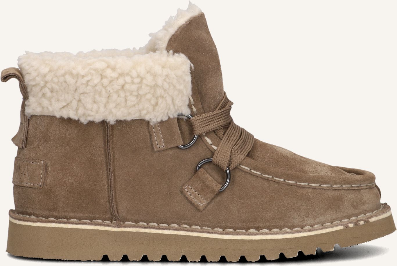 Taupe AYANA Schnürboots 2426 | Omoda