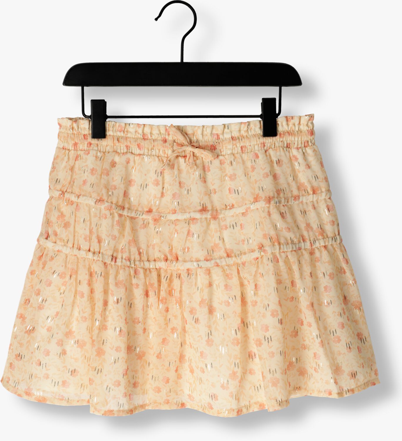 Beige LIKE FLO Minirock CHIFFON FLOWER SKIRT | Omoda