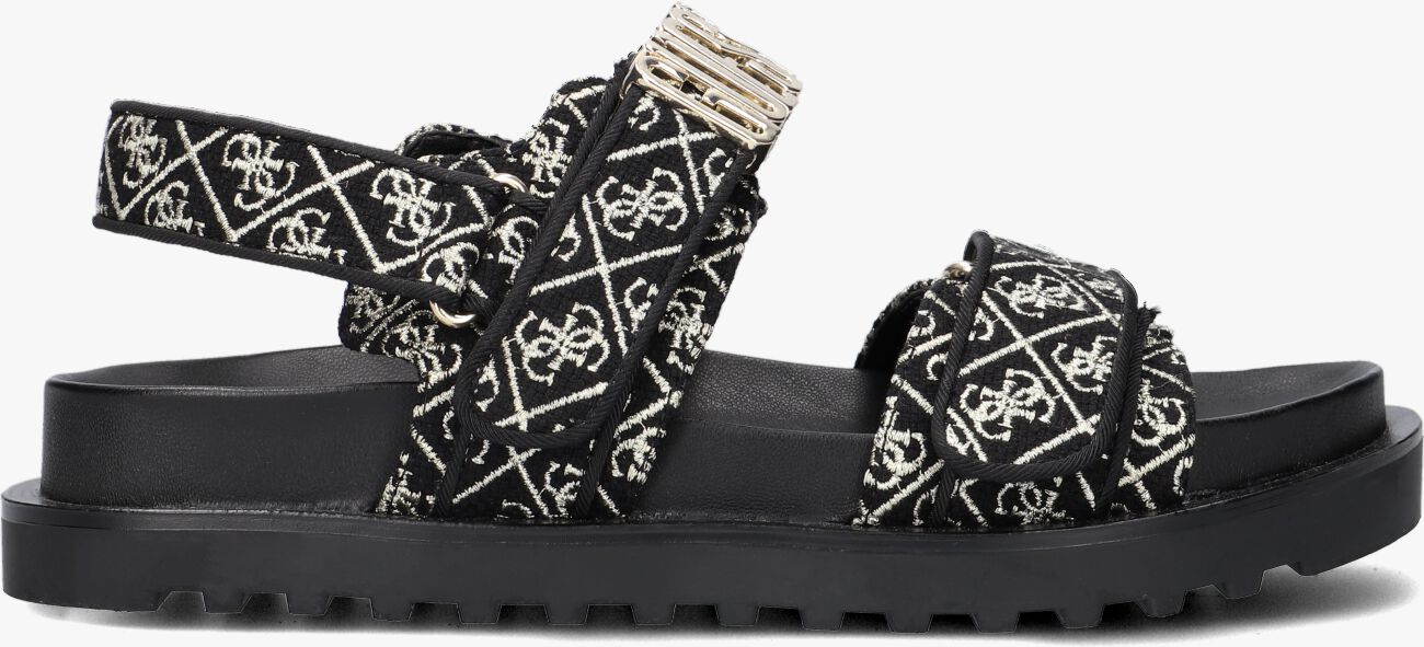 Schwarze GUESS Sandalen FABELIS | Omoda