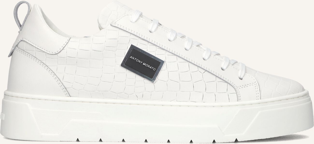 Weiße ANTONY MORATO Sneaker Low LEATHER BOLD | Omoda