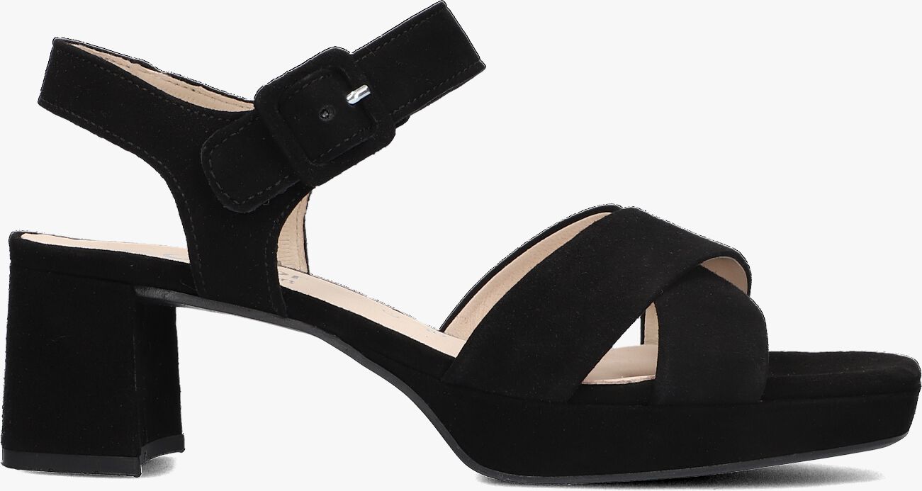 Schwarze GABOR Sandaletten mit Absatz 953 | Omoda