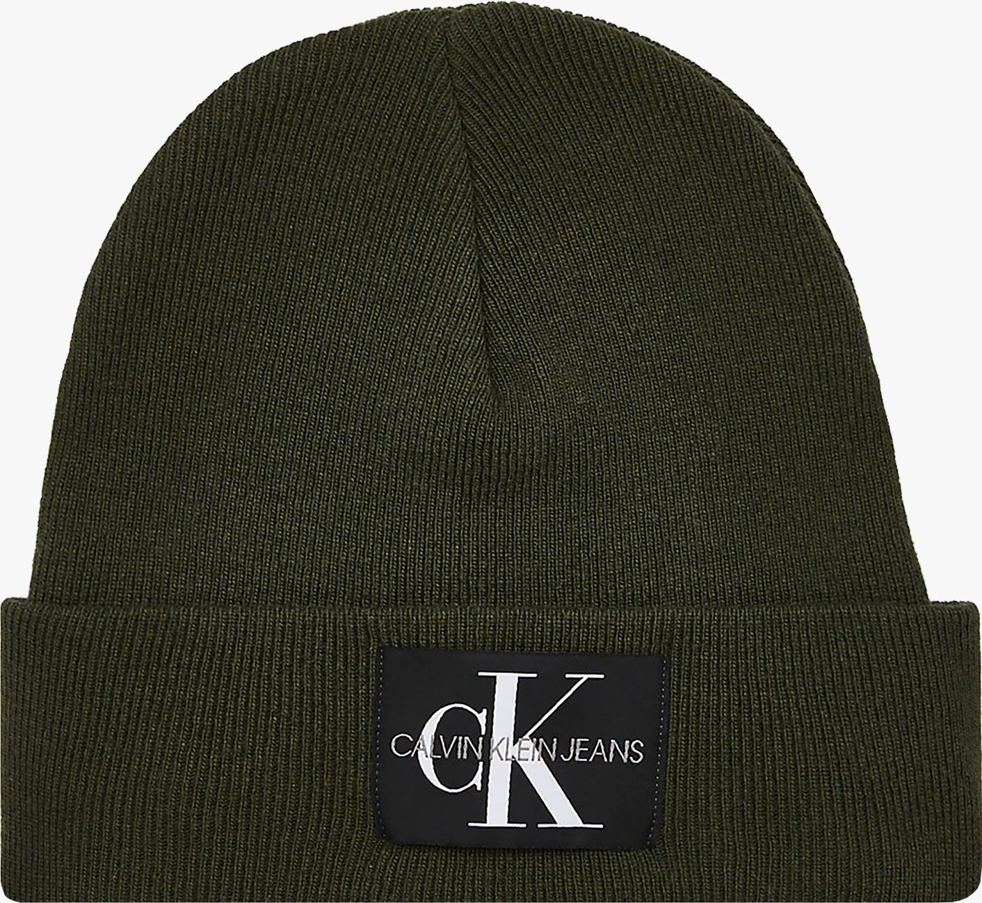 Grüne CALVIN KLEIN Mütze J BASIC MEN KNITTED BEANIE | Omoda