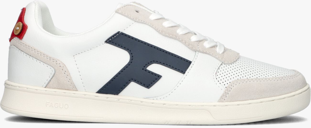 Weiße FAGUO Sneaker Low BASKETS HAZEL | Omoda