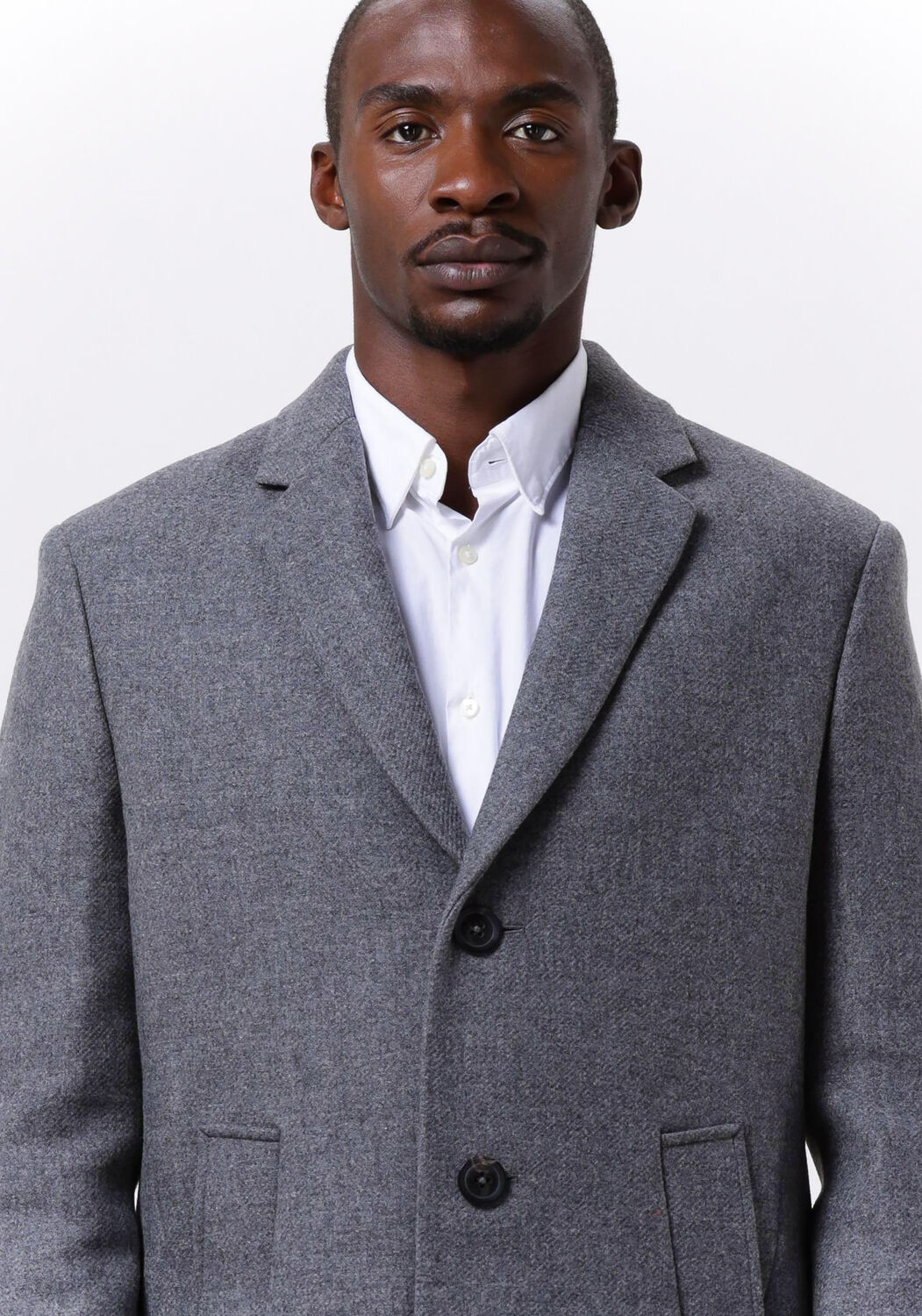 graue tommy hilfiger mantel dressed casual wool mix coat