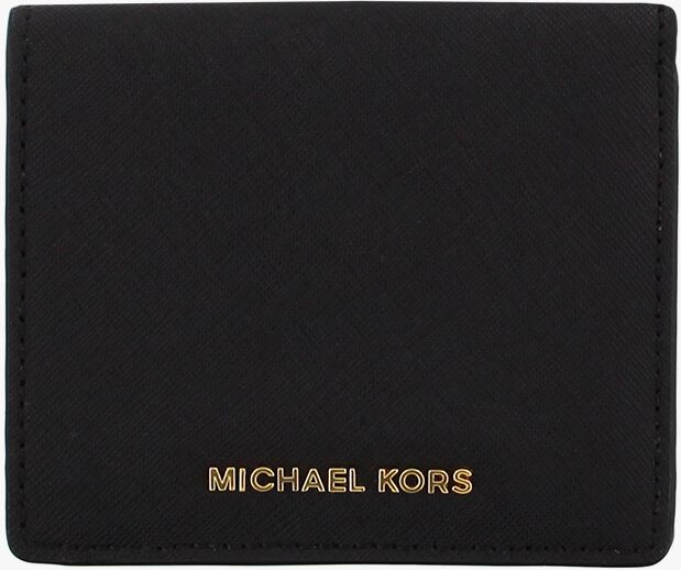 Schwarze MICHAEL KORS Portemonnaie FLAP CARD HOLDER | Omoda