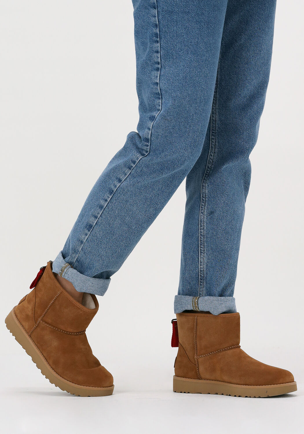 ugg mini logo zip boot