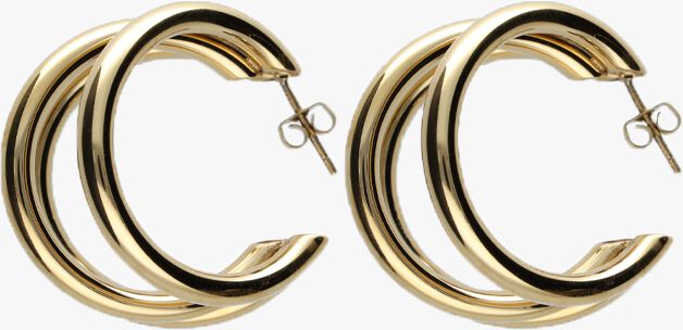 Goldfarbene NOTRE-V Ohrringe OORBEL DRIE RINGEN | Omoda