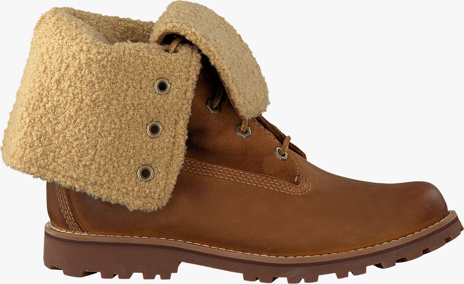 Cognacfarbene TIMBERLAND Schnürboots 6IN WP SHEARLING BOOT | Omoda