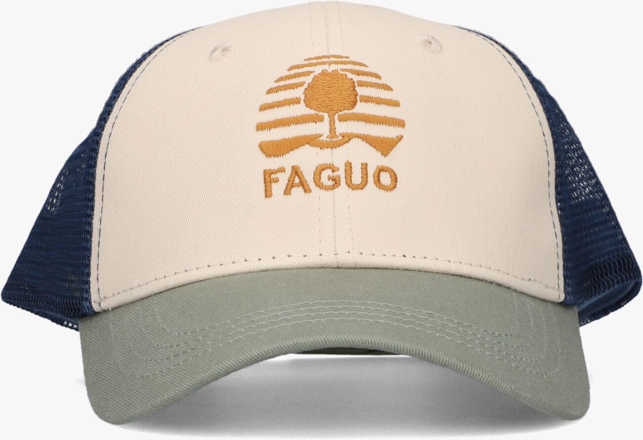 Grüne FAGUO Kappe TRUCKER CAP HEADS COTTON | Omoda