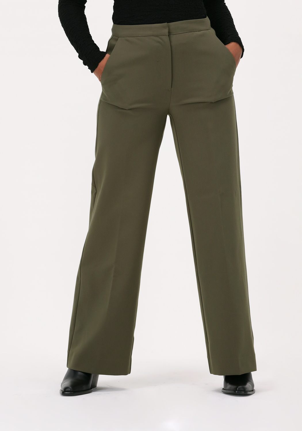 Grüne ANOTHER LABEL Hose MOORE PANTS | Omoda