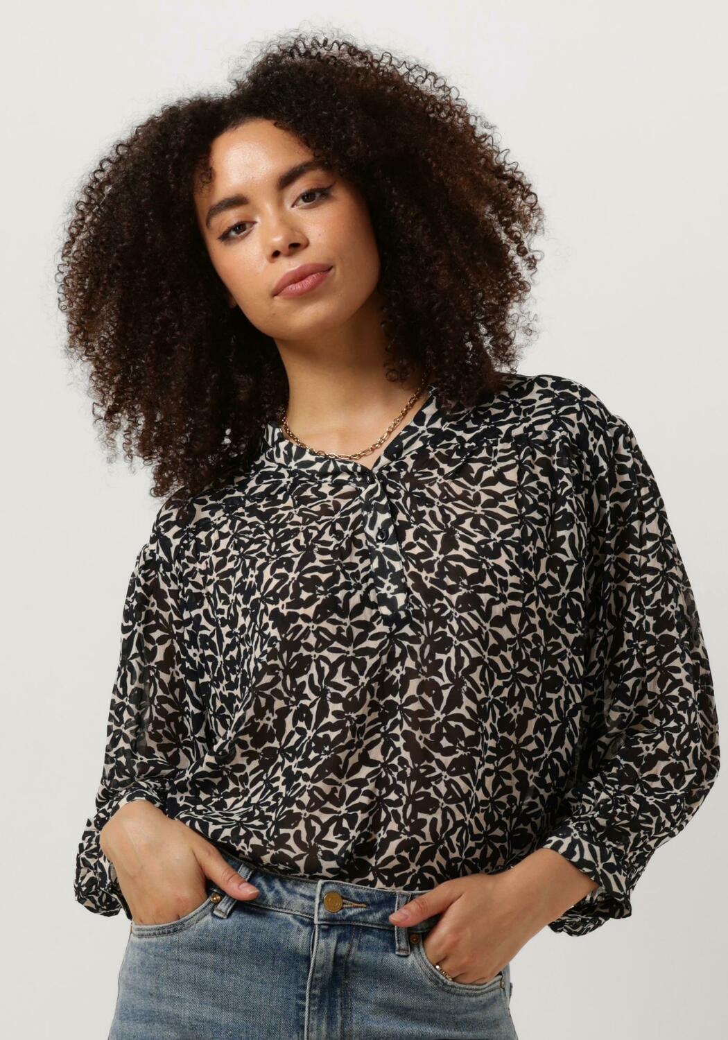 Schwarze CIRCLE OF TRUST Blusen ALISON BLOUSE | Omoda