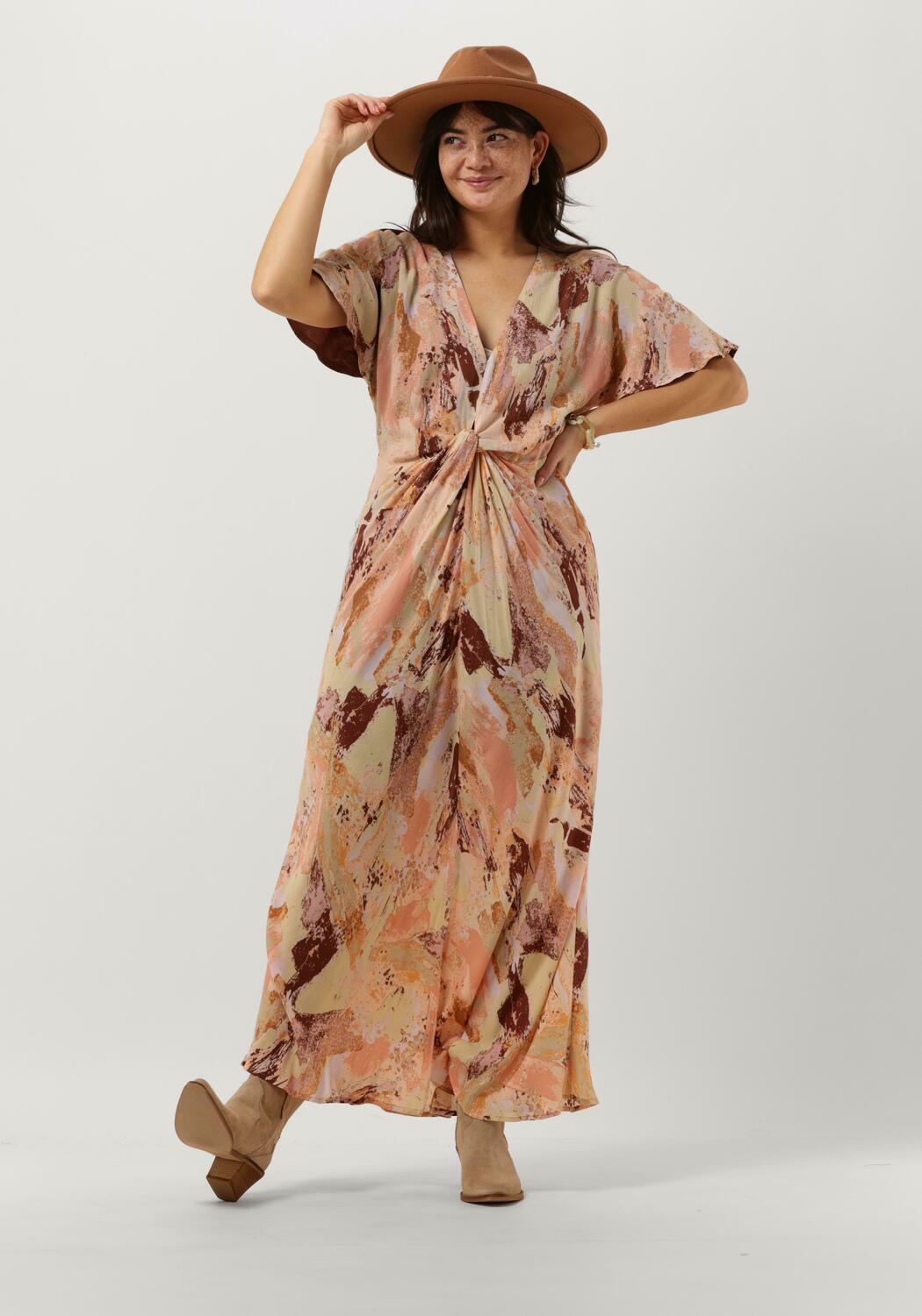 Hell-Pink SECOND FEMALE Maxikleid CALORE DRESS | Omoda