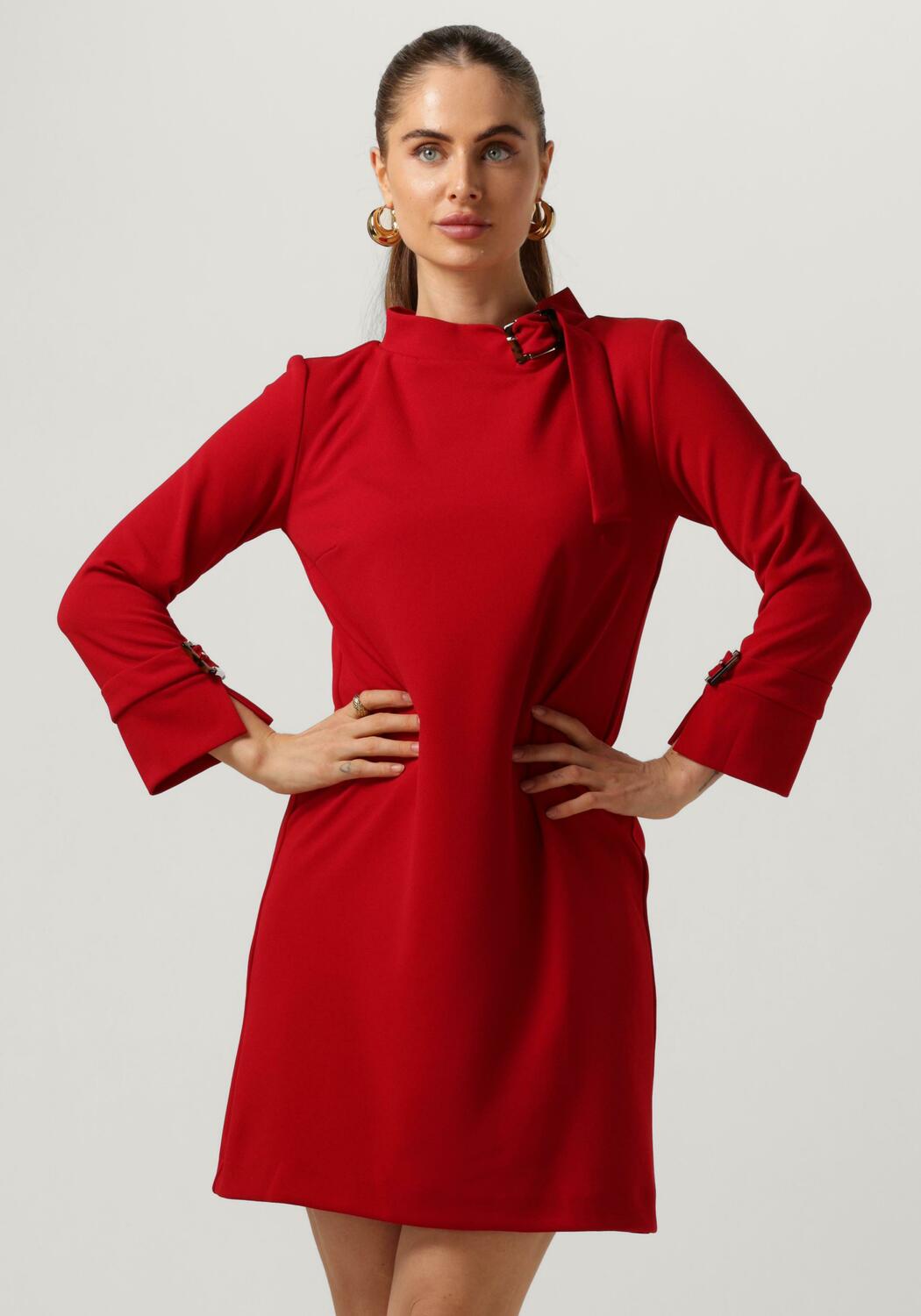Rote ANA ALCAZAR Minikleid DRESS BUCKLE | Omoda