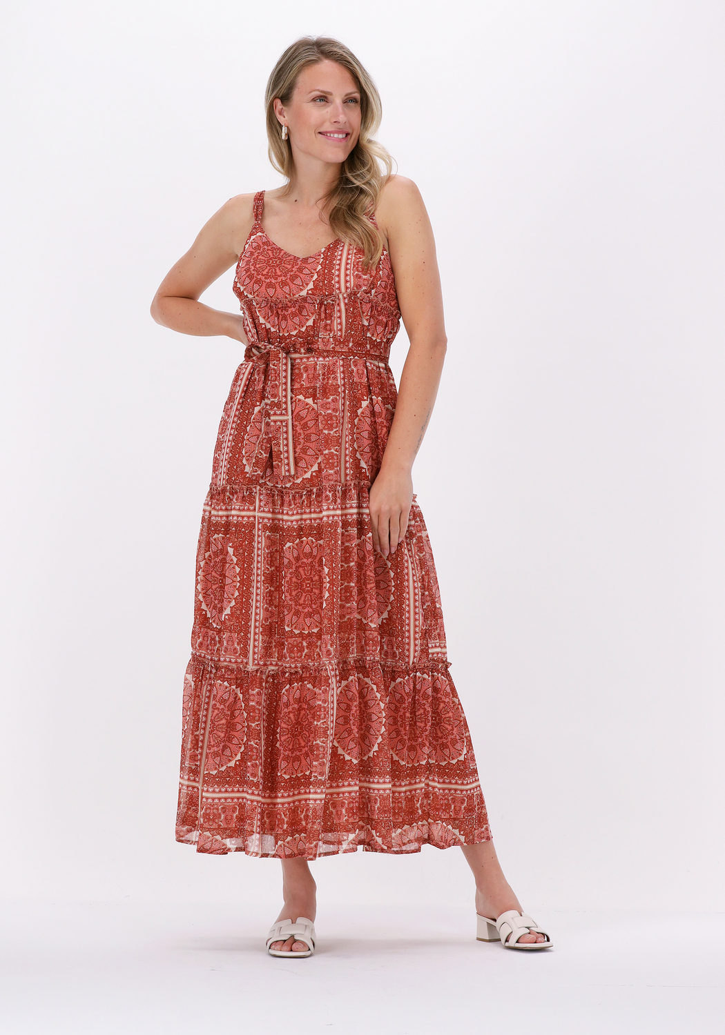 Braune FREEBIRD Maxikleid YEDDA MAXI DRESS | Omoda