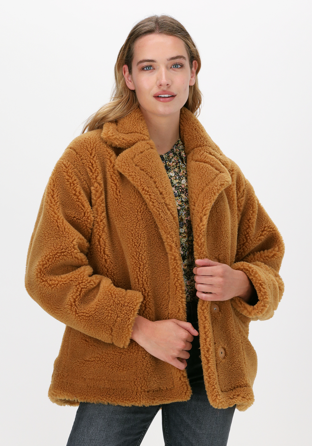 Beige STAND STUDIO Teddy-Jacke MARINA JACKET TEDDY | Omoda