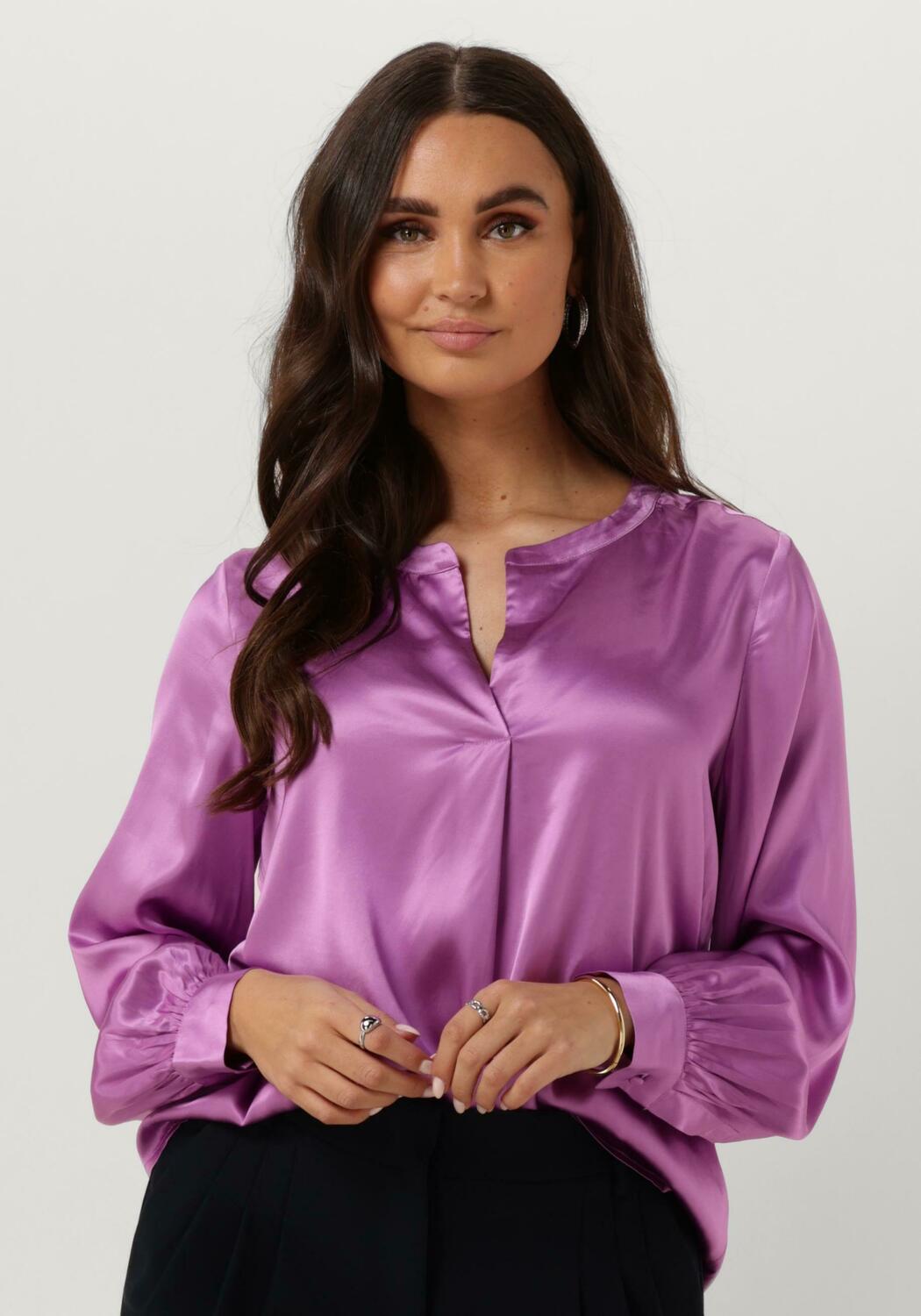 Lilane MOS MOSH Blusen ENFA SATIN BLOUSE | Omoda
