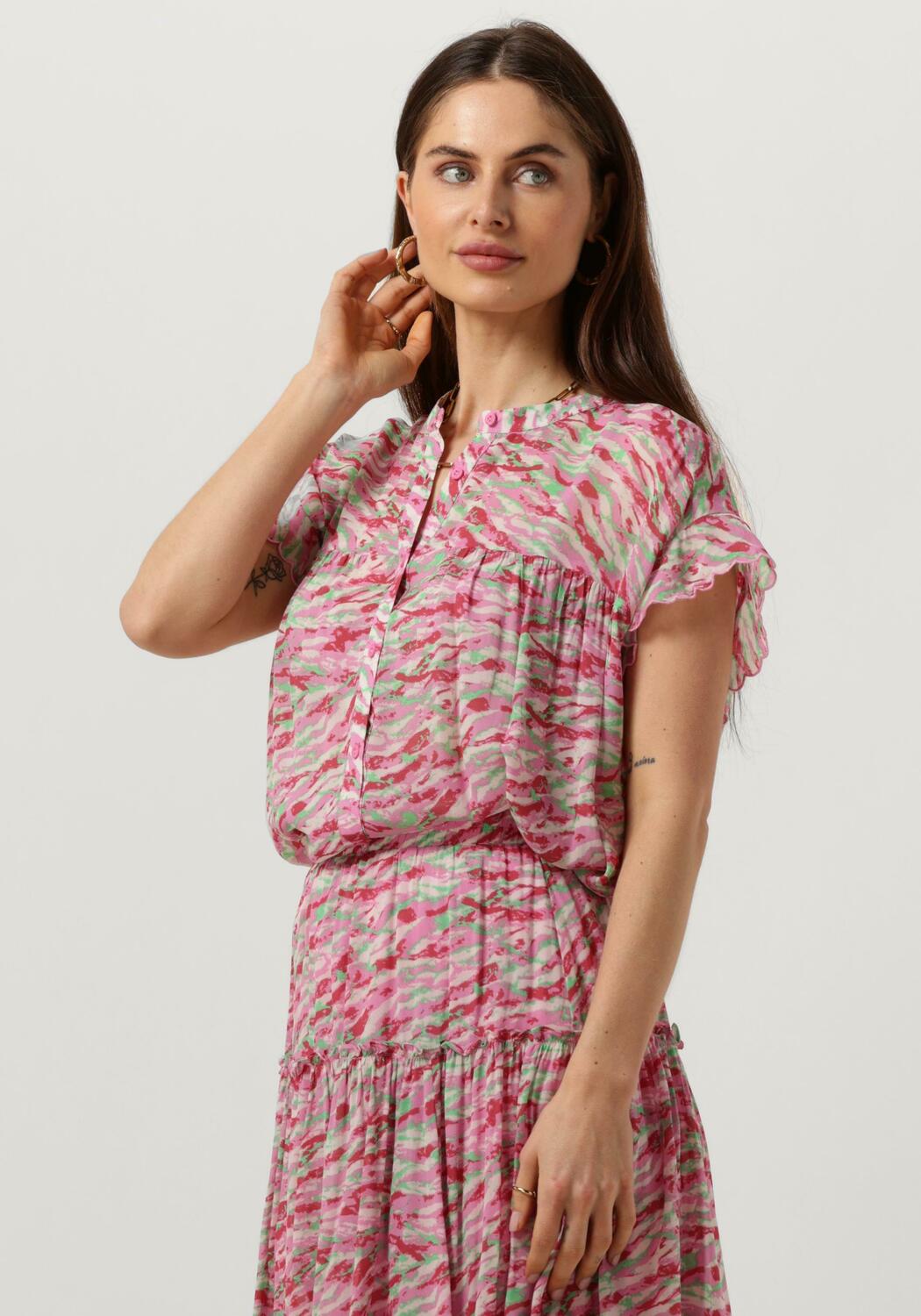 Hell-Pink CIRCLE OF TRUST Blusen MONA BLOUSE | Omoda