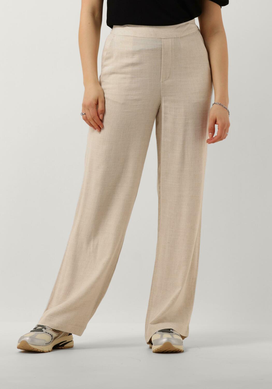 Sand OBJECT Hose OBJSANNE ALINE WIDE PANT | Omoda
