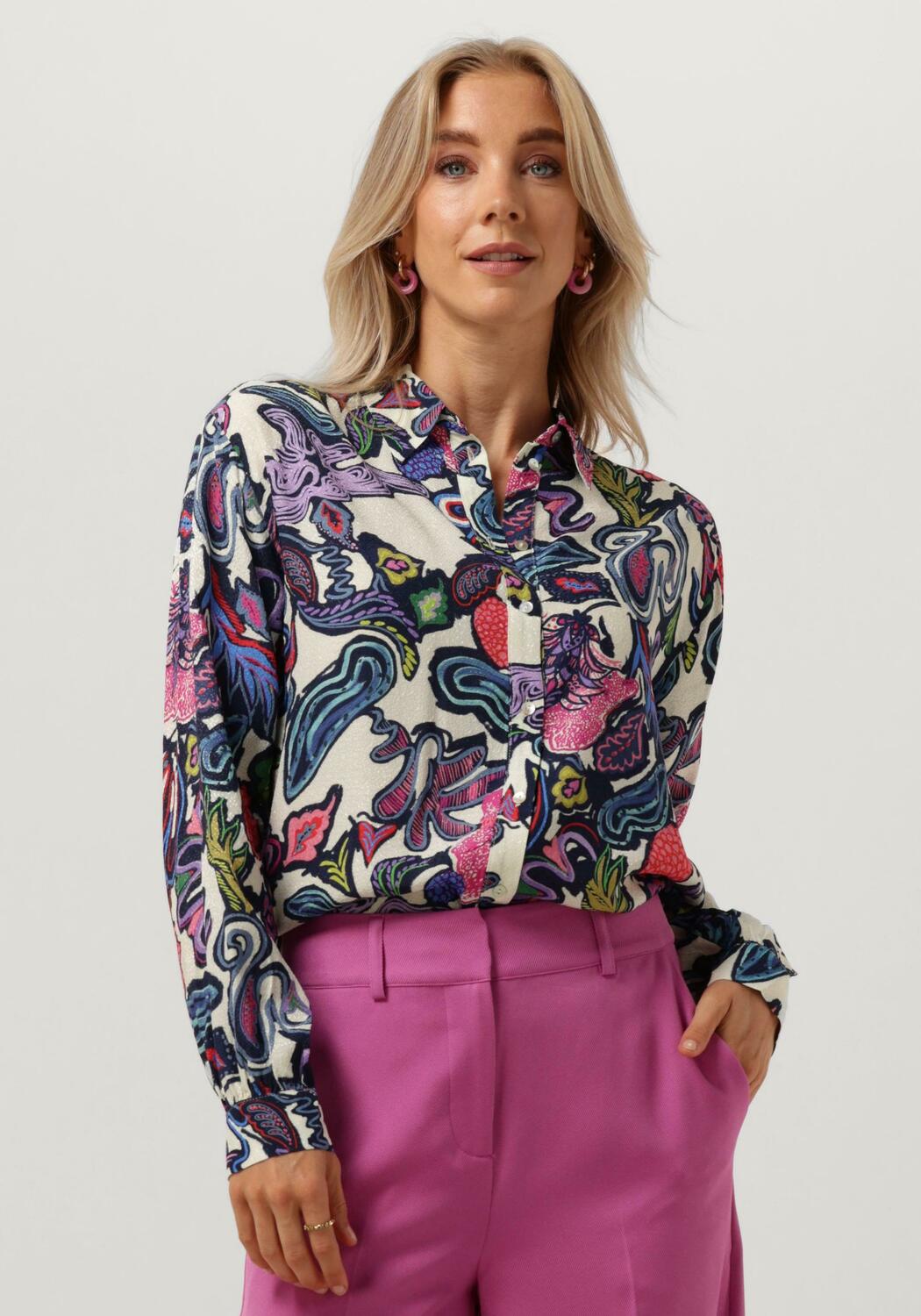 Nicht-gerade weiss POM AMSTERDAM Blusen MILLY FULL GLOW ECRU | Omoda